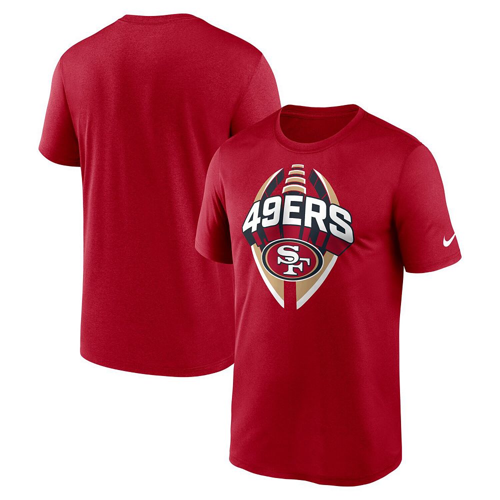 Men's Nike Scarlet San Francisco 49ers Big & Tall Primetime Legend Icon ...
