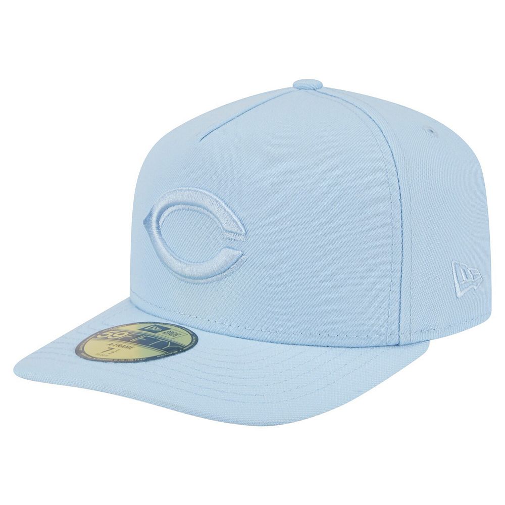 Men's New Era Light Blue Cincinnati Reds Color Pack A-Frame 59FIFTY ...