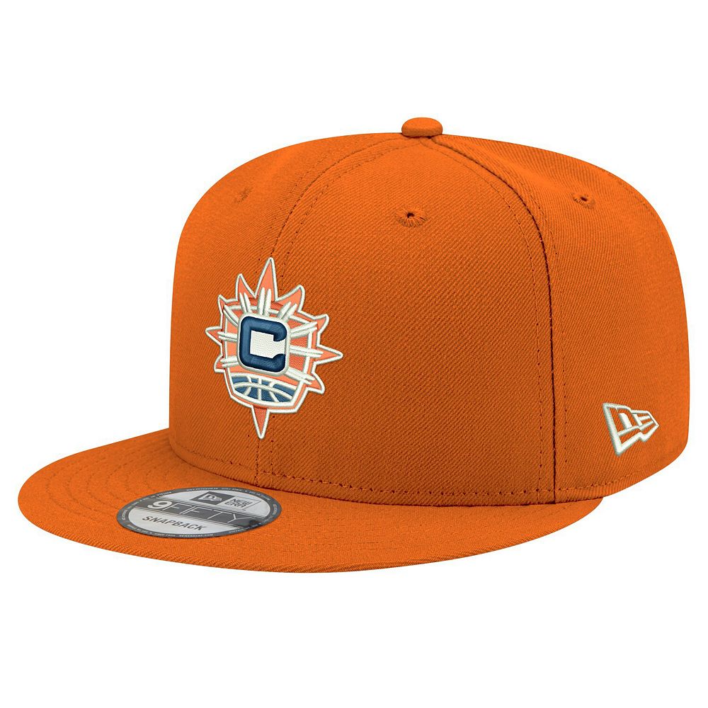 Unisex New Era Orange Connecticut Sun Logo 9FIFTY Snapback Hat