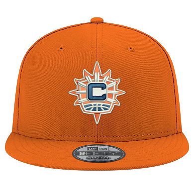 Unisex New Era Orange Connecticut Sun Logo 9FIFTY Snapback Hat