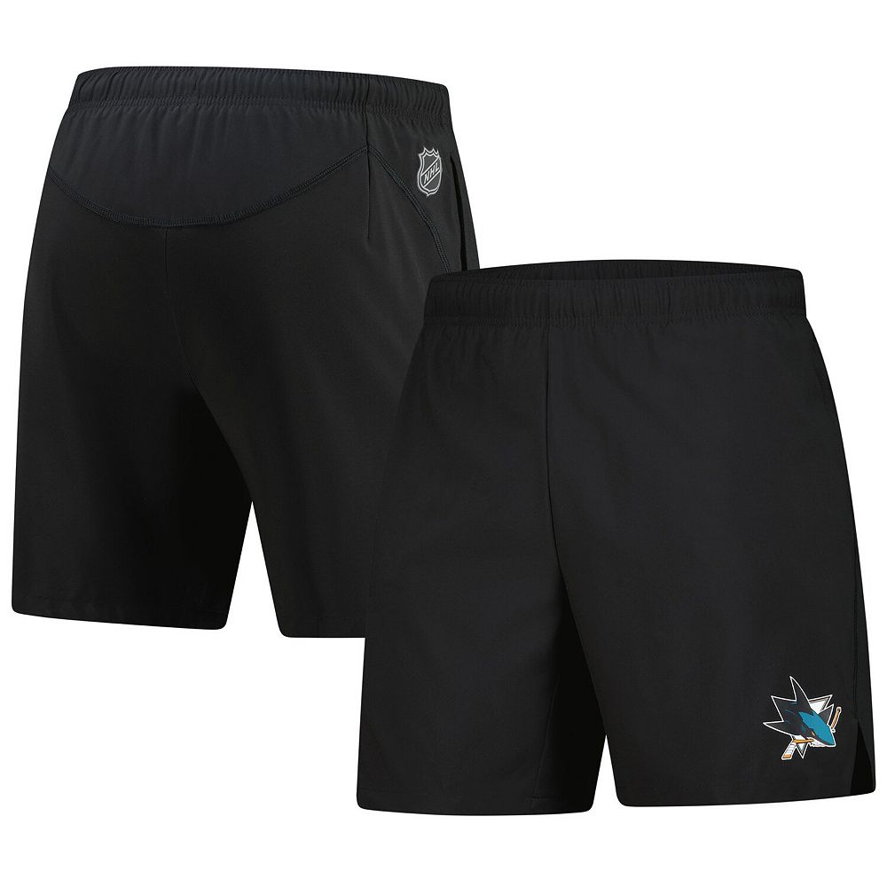 Men's Fanatics Black San Jose Sharks Authentic Pro Performance Shorts