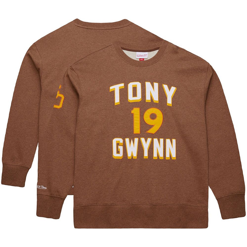 Men's Mitchell & Ness Tony Gwynn Brown San Diego Padres Legends ...