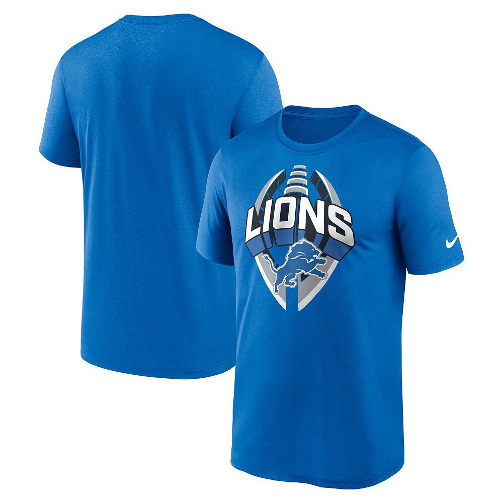 Men's Nike Blue Detroit Lions Big & Tall Primetime Legend Icon ...