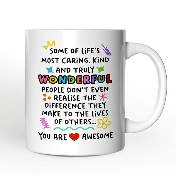 You Are Wonderful Mug, Heartful Message Gift