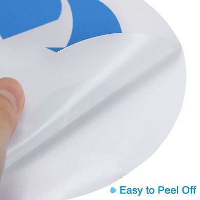 Recycle Sticker Bin Labels, 6 Pack Recycle and Trash Logo Stickers Self ...