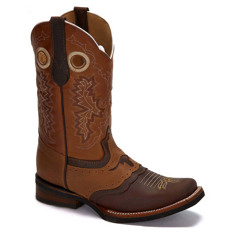 Forastero Men Western Cowboy Leather Boots