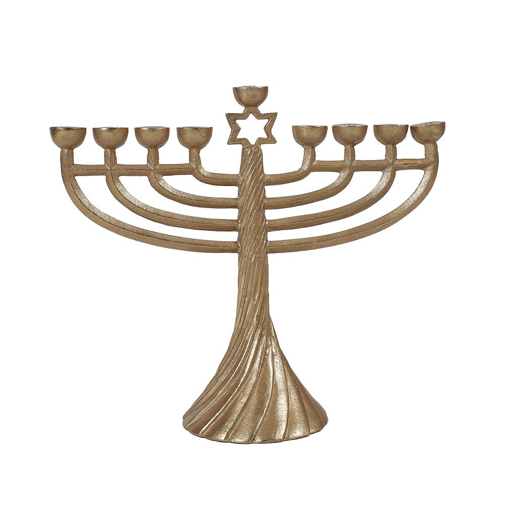 Celebrate Together™ Hanukkah Ornate Metal Menorah Table Decor