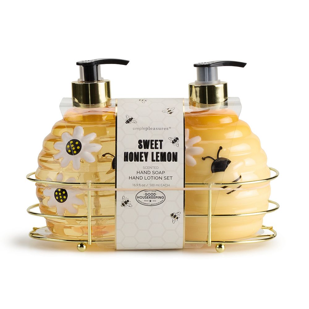 Simple Pleasures Bee Honeycomb 2-pc. Hand Soap & Lotion Set