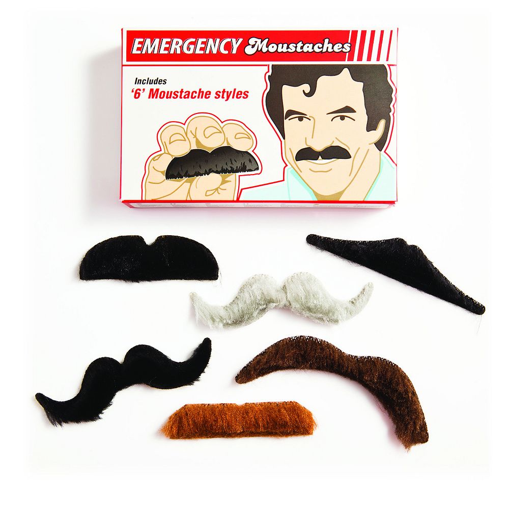 Gift Republic 6-pc. Emergency Moustaches Set