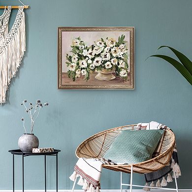 Masterpiece Overflowing Beauty Framed Canvas Wall Art