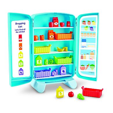 Learning Resources Sorting Snacks Mini Fridge Playset
