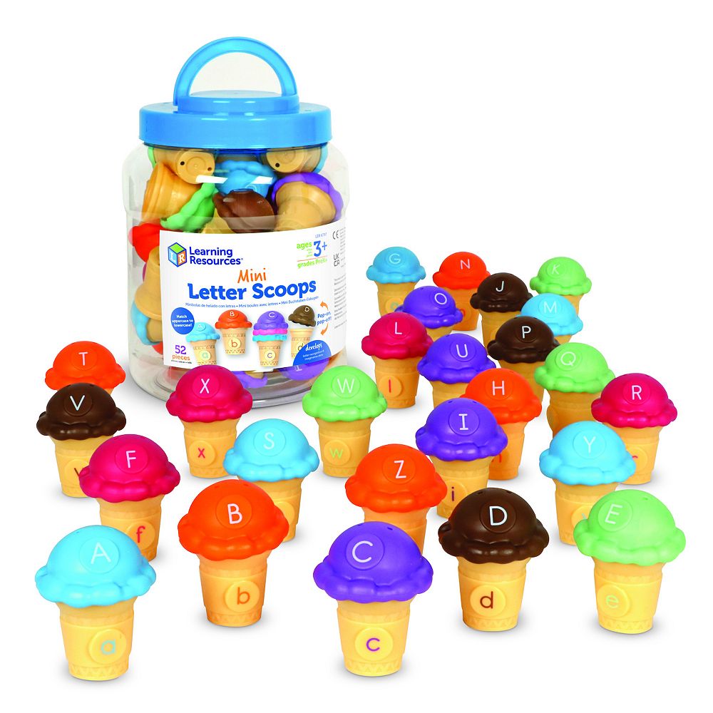 Learning Resources Mini Letter Scoops Educational Toy Set