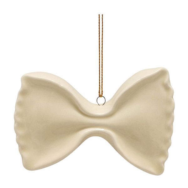St. Nicholas Square® Ceramic Bow Tie Noodle Christmas Ornament