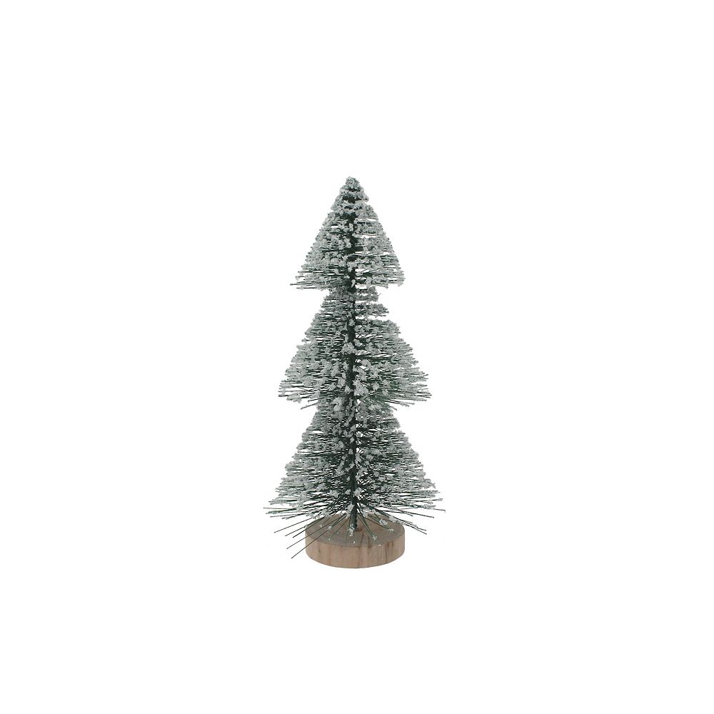 St. Nicholas Square® Large Sisal Snow Flocked Tree Table Decor
