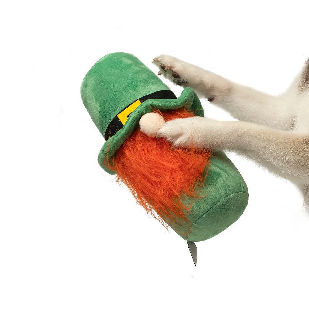 St. Patrick's Day Hide A Ball Gnome Dog Toy