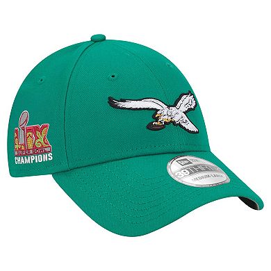 Men's New Era Kelly Green Philadelphia Eagles Super Bowl LIX Champions ...