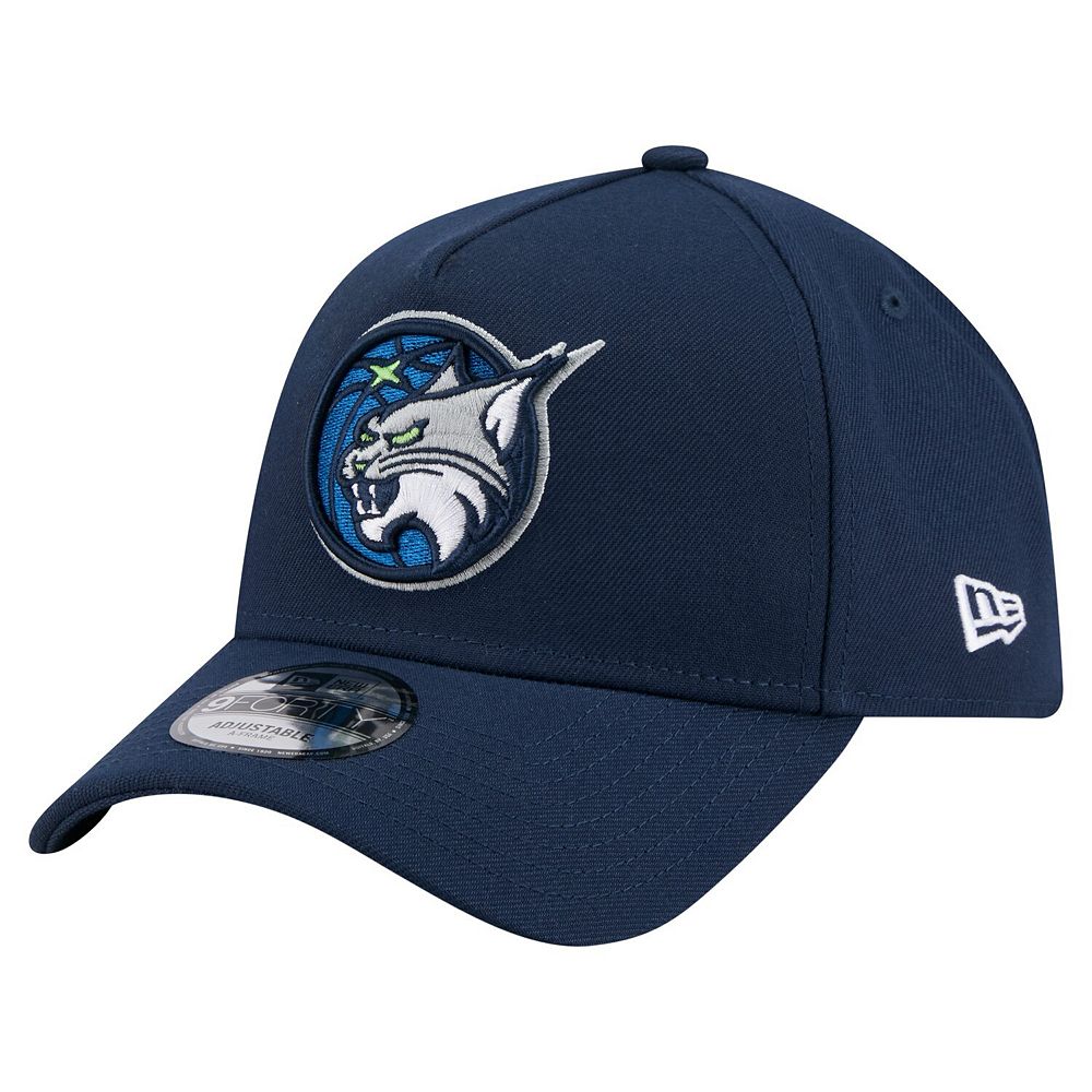 Men's New Era Navy Minnesota Lynx Core Logo A-Frame 9FORTY Adjustable Hat