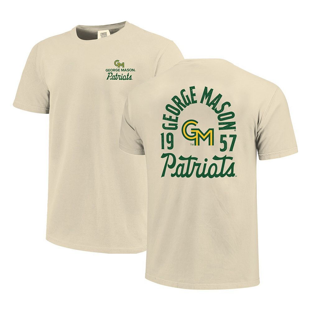 Men's Cream George Mason Patriots Comfort Colors Mascot Overlay T-Shirt
