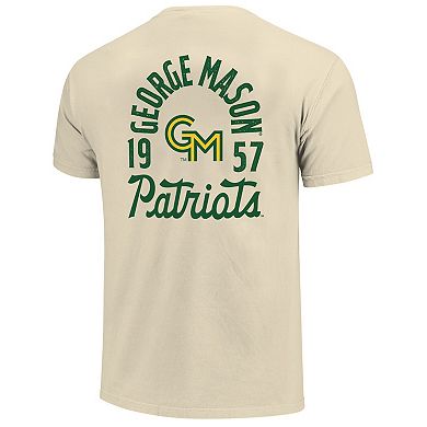 Men's Cream George Mason Patriots Comfort Colors Mascot Overlay T-Shirt