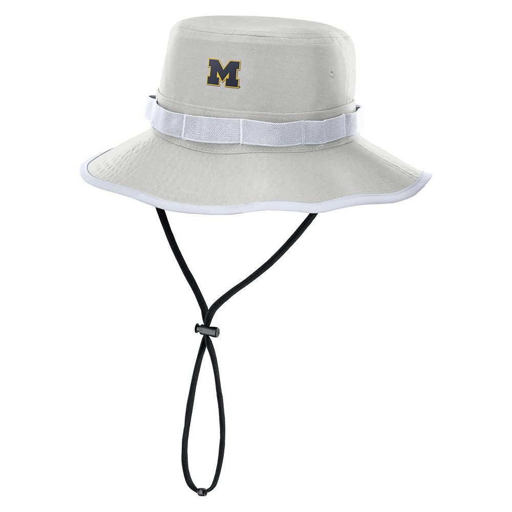 Men's Nike Gray Michigan Wolverines 2025 Sideline Apex Boonie ...