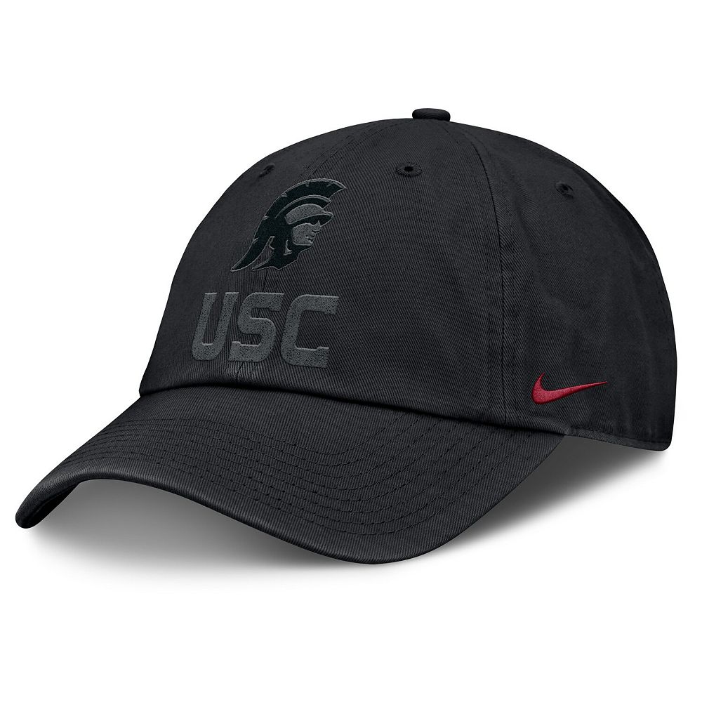 Men's Nike Black USC Trojans 2025 Sideline Club Adjustable Hat