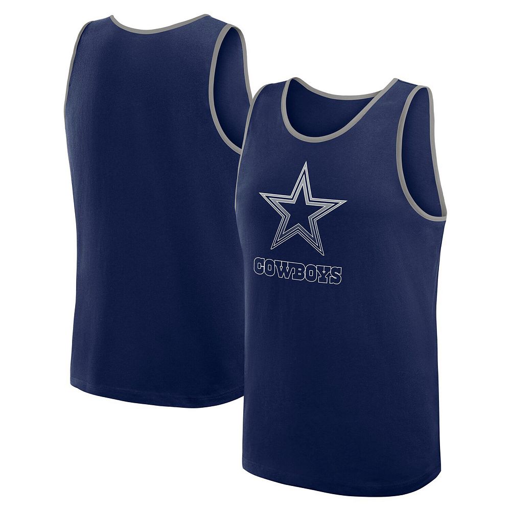Men's Logo Athletic Navy Dallas Cowboys Unmatched Success Tank Top