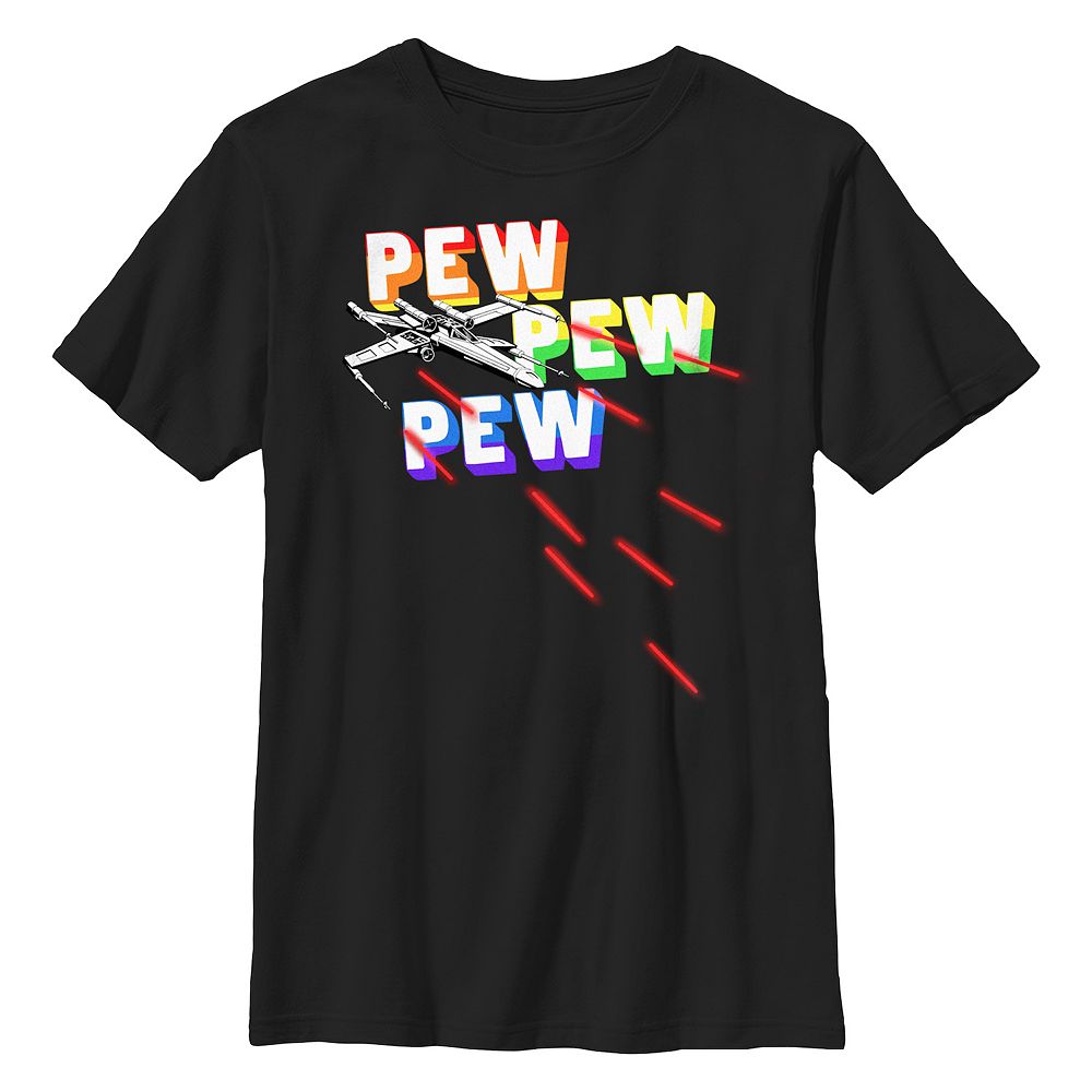 Boys 8-20 Star Wars X-Wing Pew Pew Pew Graphic Tee