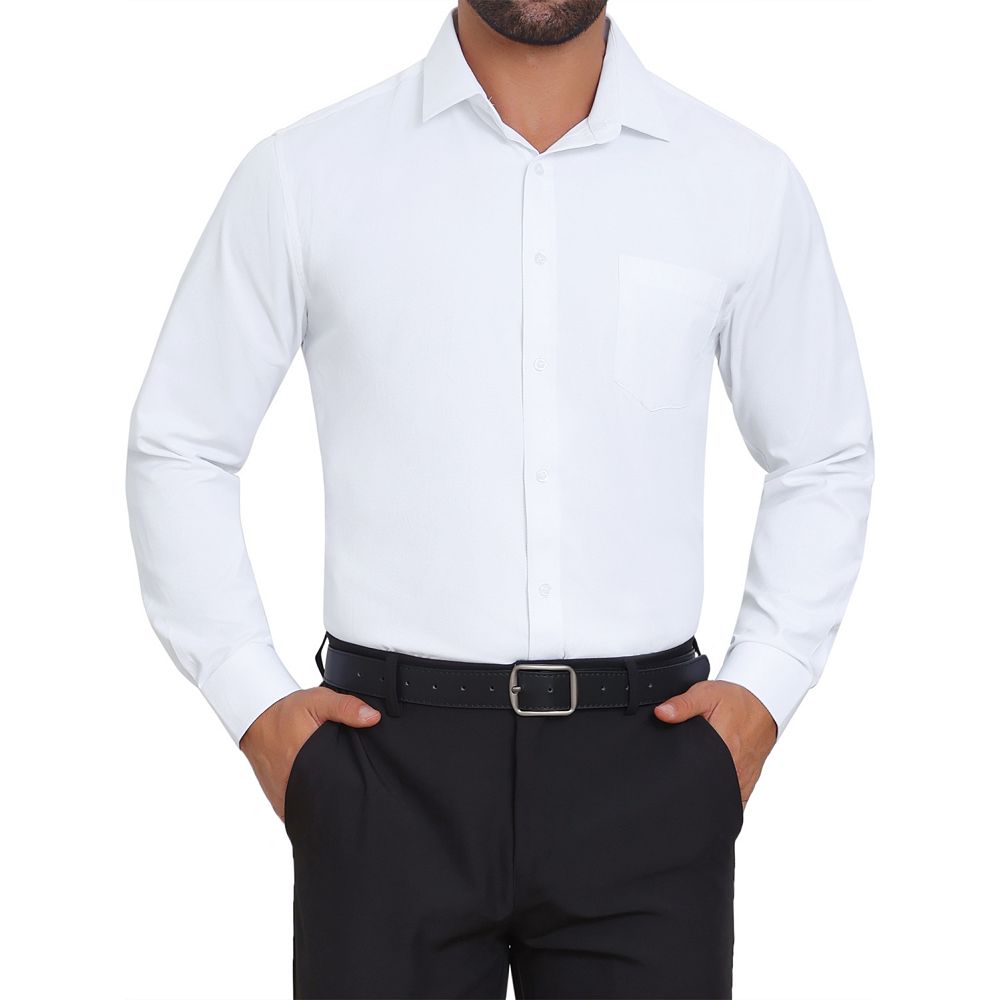 Pattern Shirts for Men Button Down Long Sleeve Formal Business Printing ...