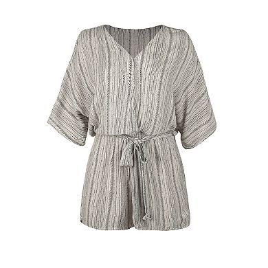 Women's Cupshe Belted Striped Romper