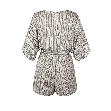 Women's Cupshe Belted Striped Romper