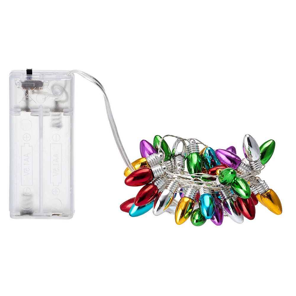 Fitz & Floyd 5-ft. 15-LED Christmas Ornament String Light Garland