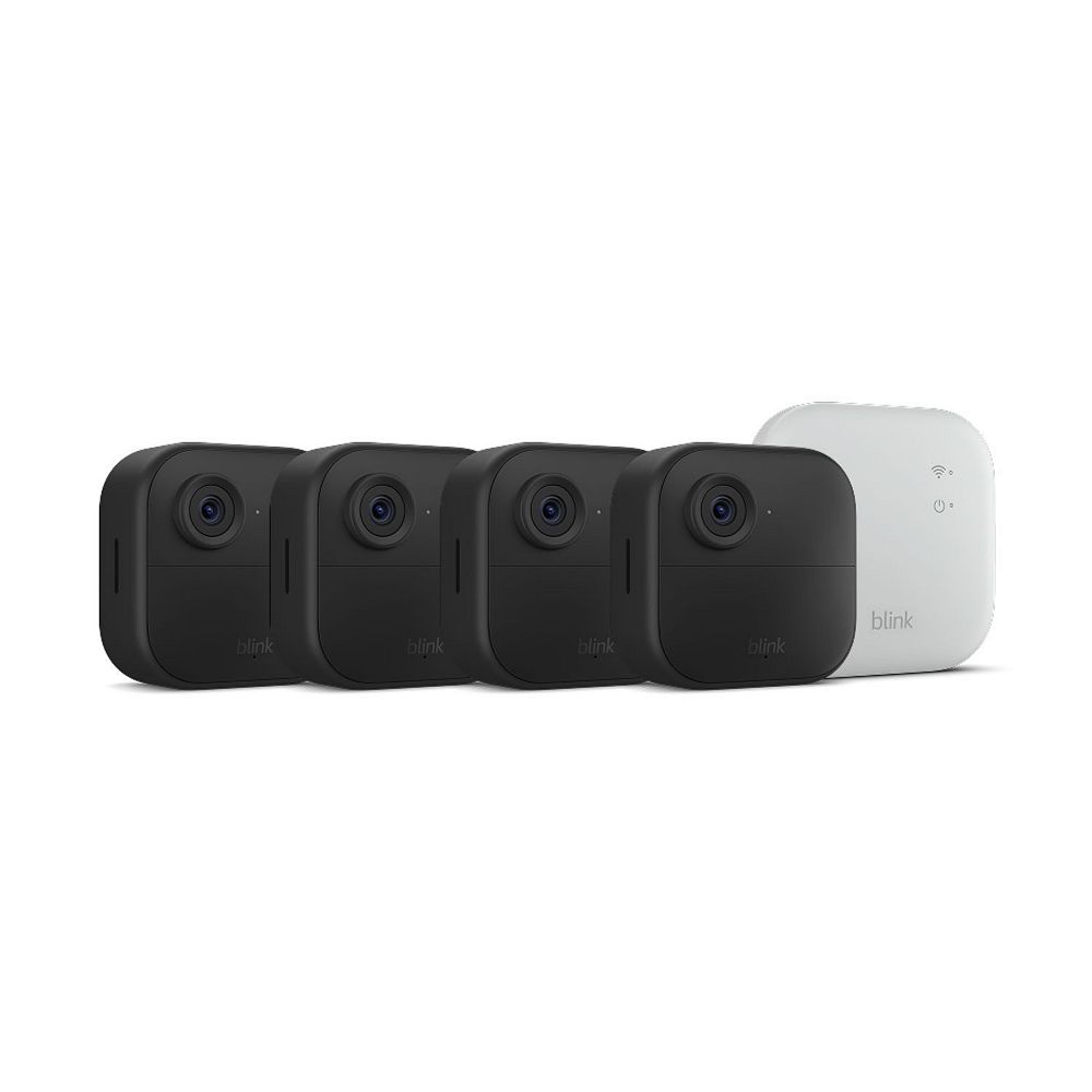 Blink 4-pk. Wireless Security Cameras with 400 ft. Range and Sync Module XR