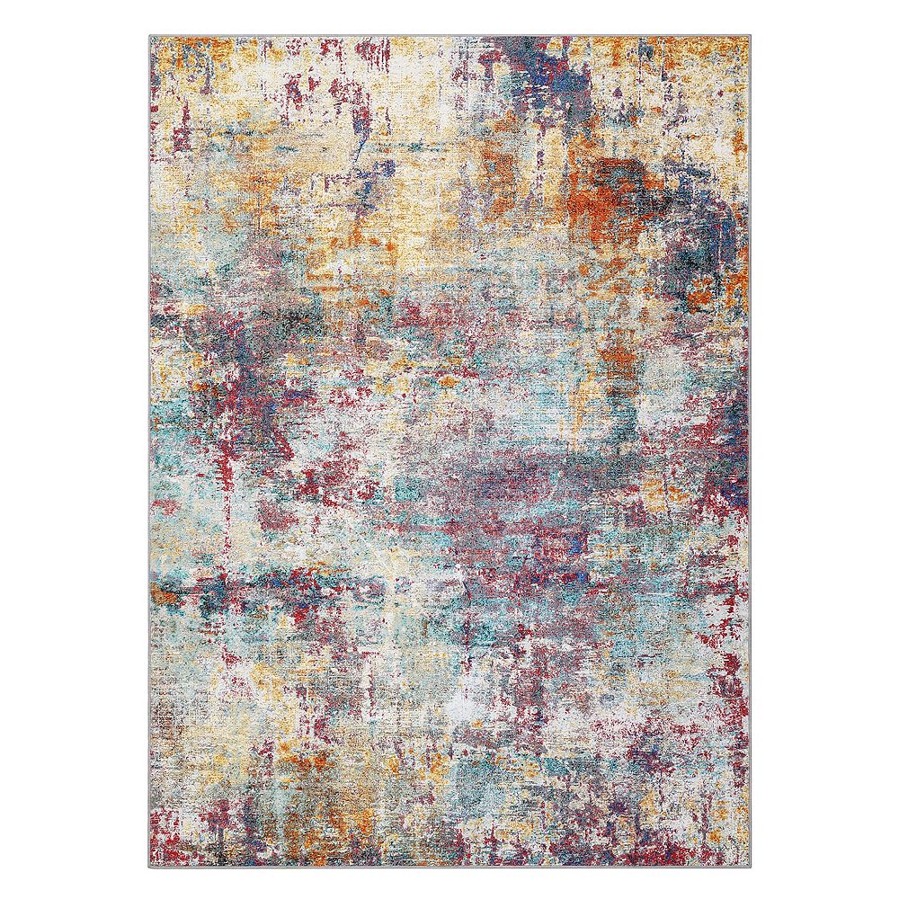 Area Rugs Washable Large Modern Abstract Living Room Soft Anti Skid ...