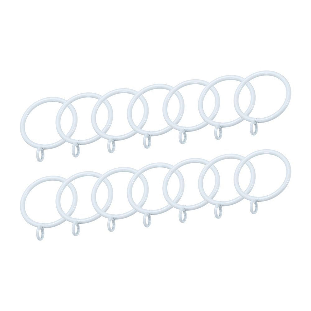 14 PCS Curtain Rod Rings for Curtain Rod 1.5 Inch