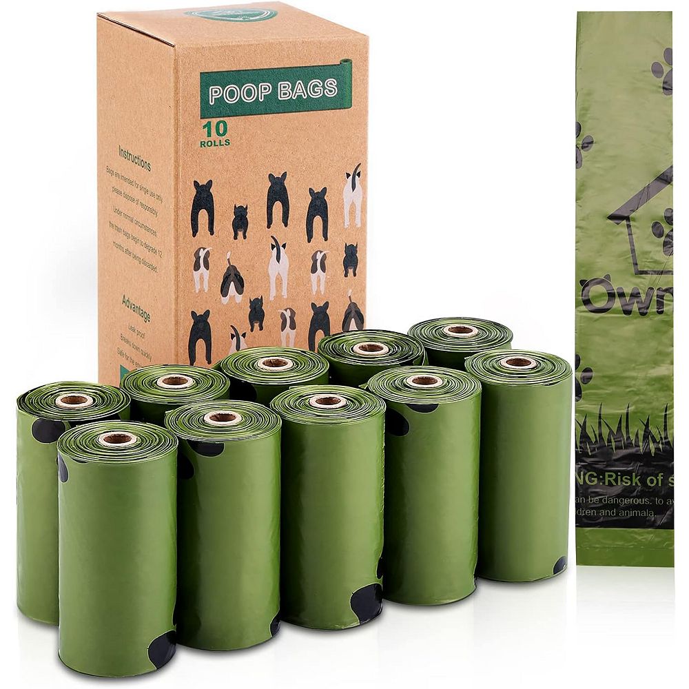 Ultra Thick Lavender-Scented Dog Waste Bags Leak-proof Pet Poop Bags