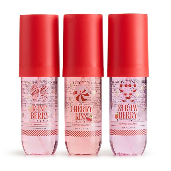 Simple Pleasures 3-pc. Scented Body Mist Set