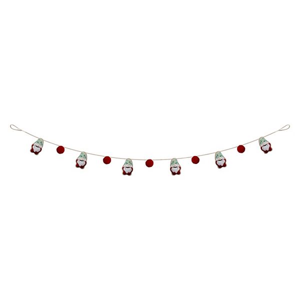 St. Nicholas Square® Gnome & Pom Pom Garland