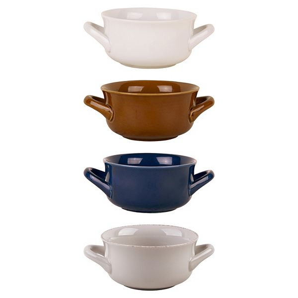 Home Essentials Assorted Double Handle Soup Bowl - Styles May Vary
