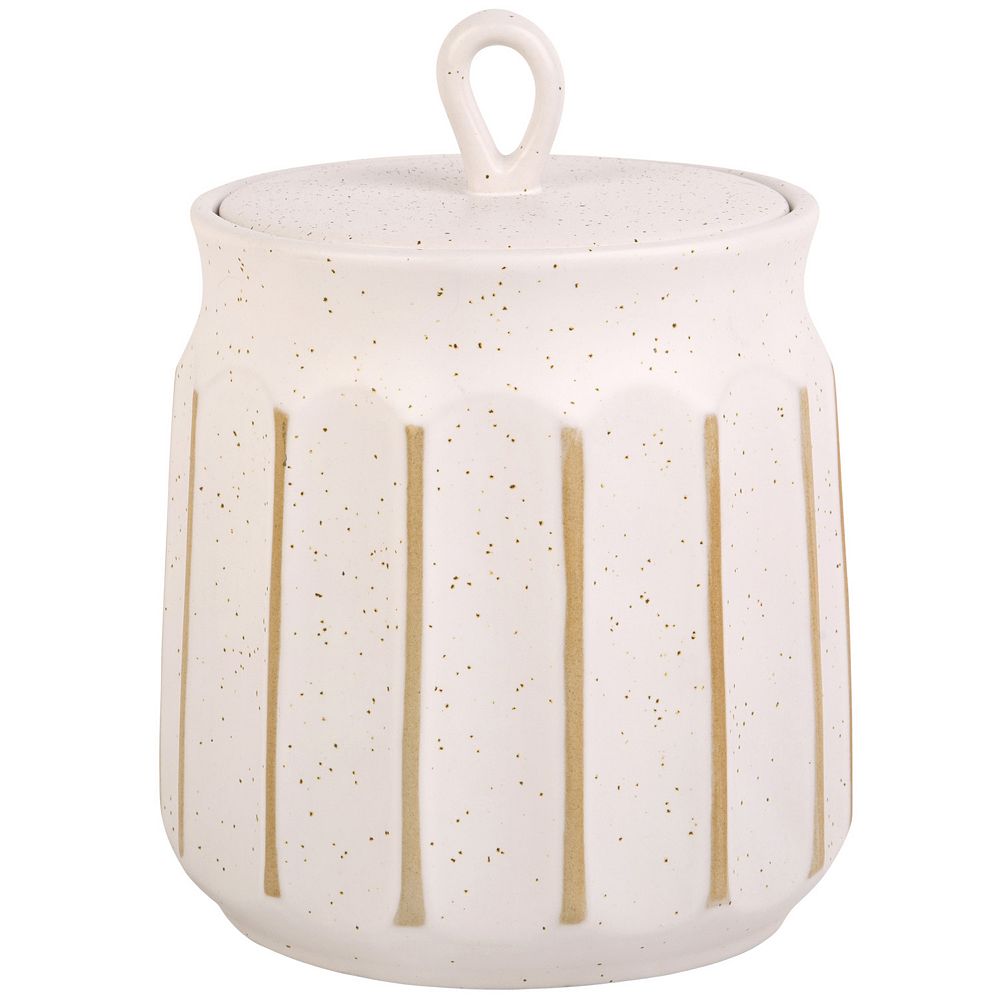 Home Essentials Natural Speckled Canister