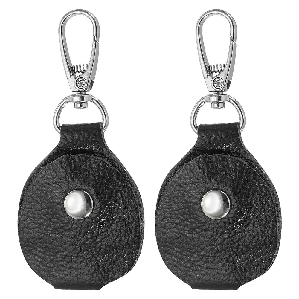 Leather Key Fob, 2 Pack Genuine Leather Keys Cover Portable Key Fob Air ...