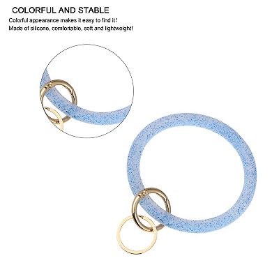 Silicone Wrist Keychain, Bangle Keyring Bracelet Keys Holder, Oversize ...