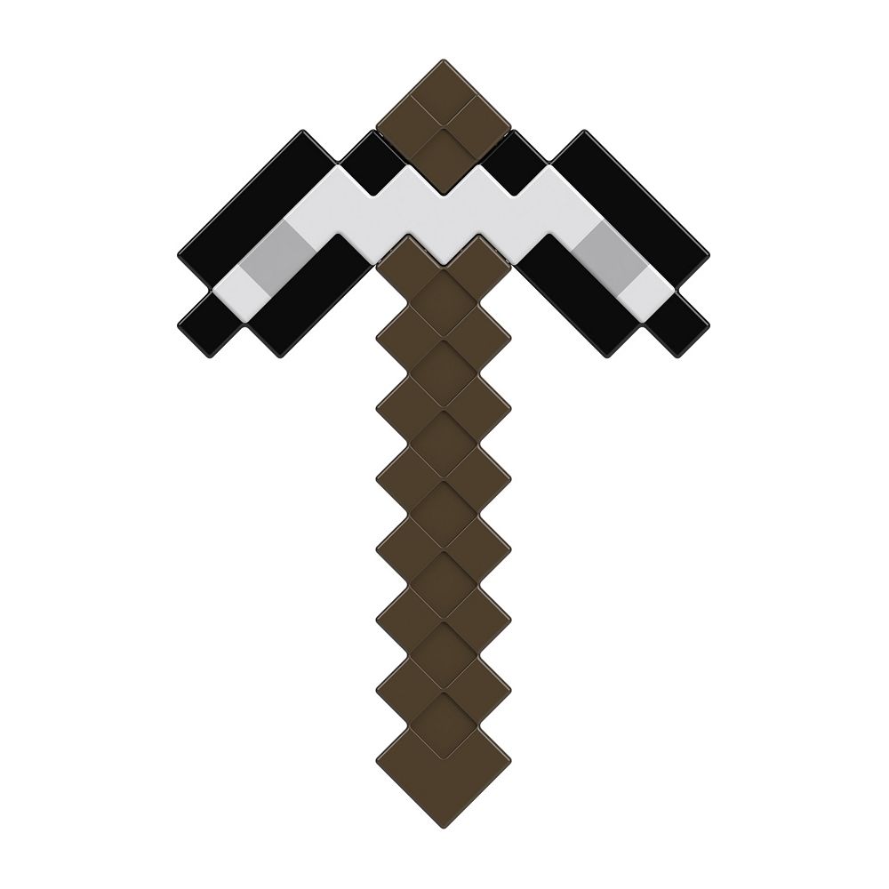 Mattel Minecraft Role-Play Iron Pickaxe Toy Accessory Pixelated Design
