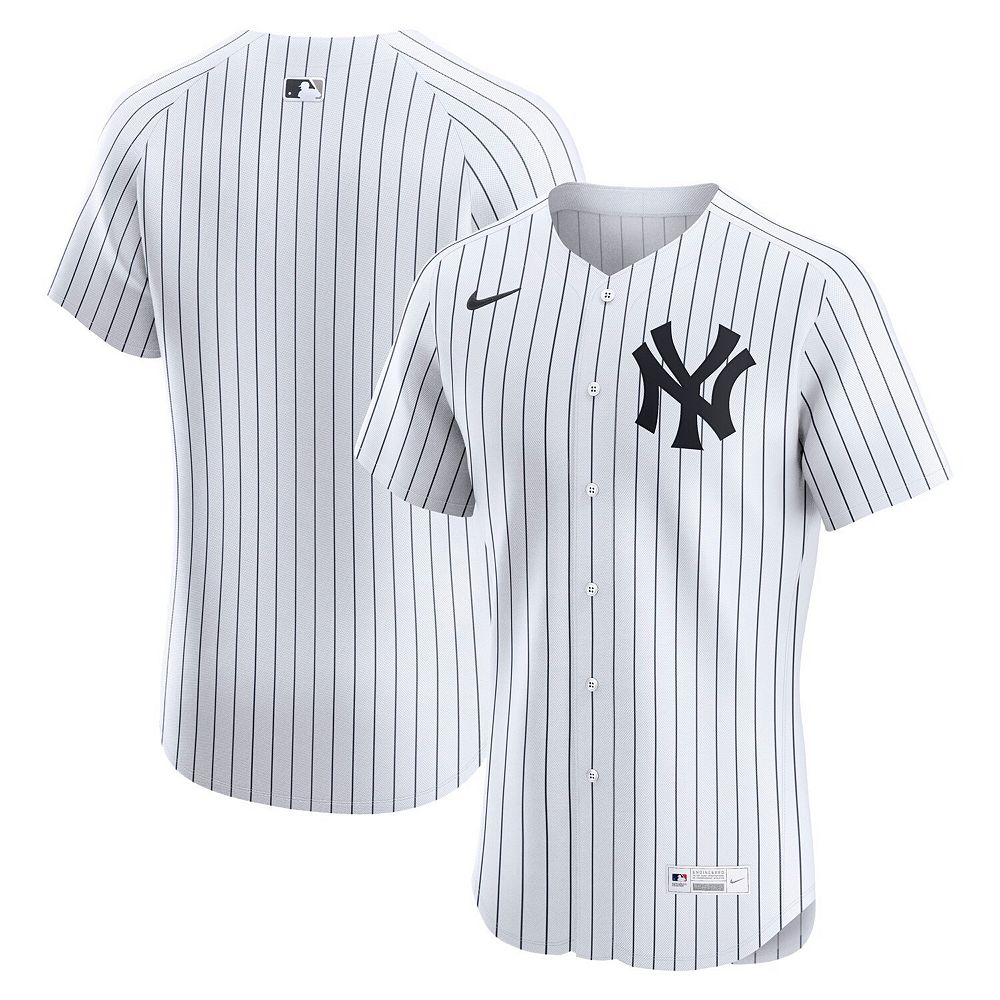 Men's Nike White New York Yankees Home Elite Jersey