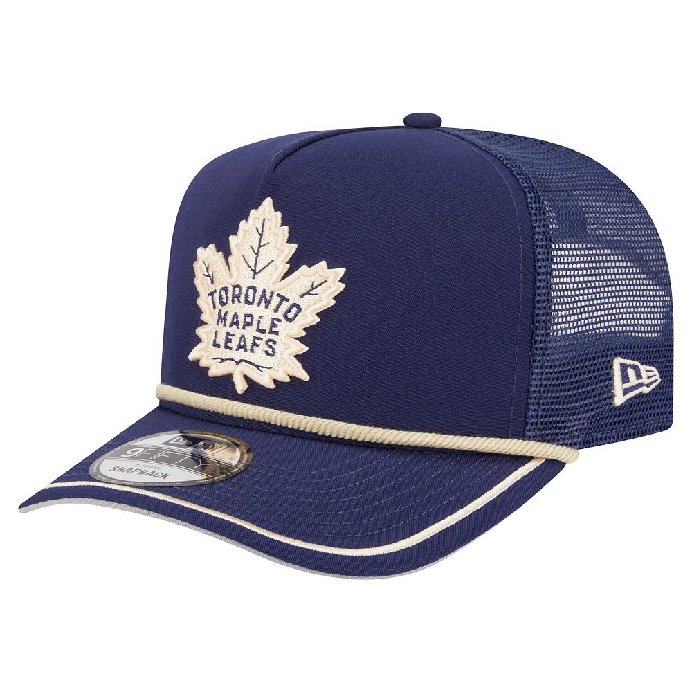 Men's New Era Blue Toronto Maple Leafs Vintage Team Rope A-Frame 9FIFTY ...