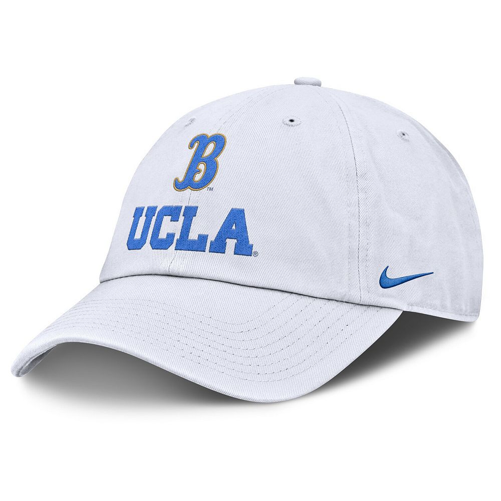 Men's Nike White UCLA Bruins 2025 Sideline Club Adjustable Hat