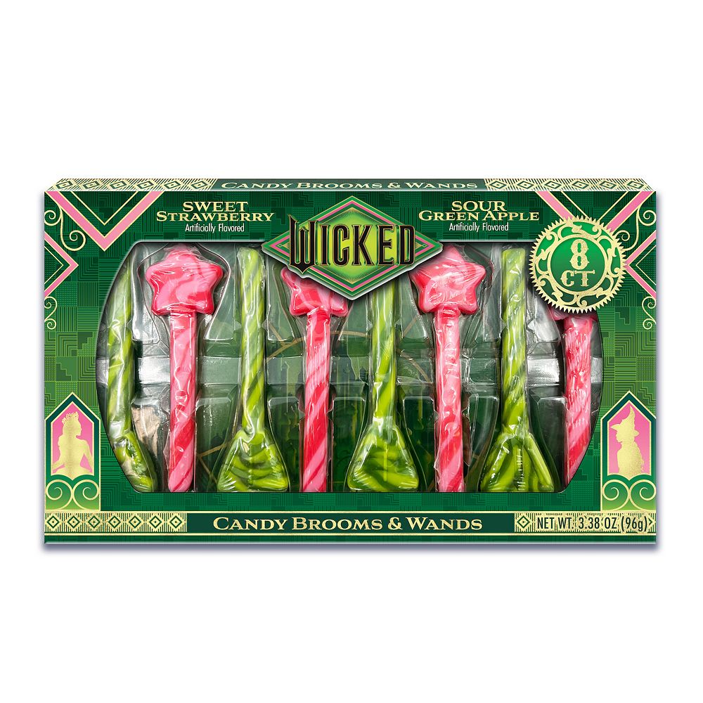 Flix Wicked Candy Canes 8-ct. Sweet Strawberry & Sour Green Apple