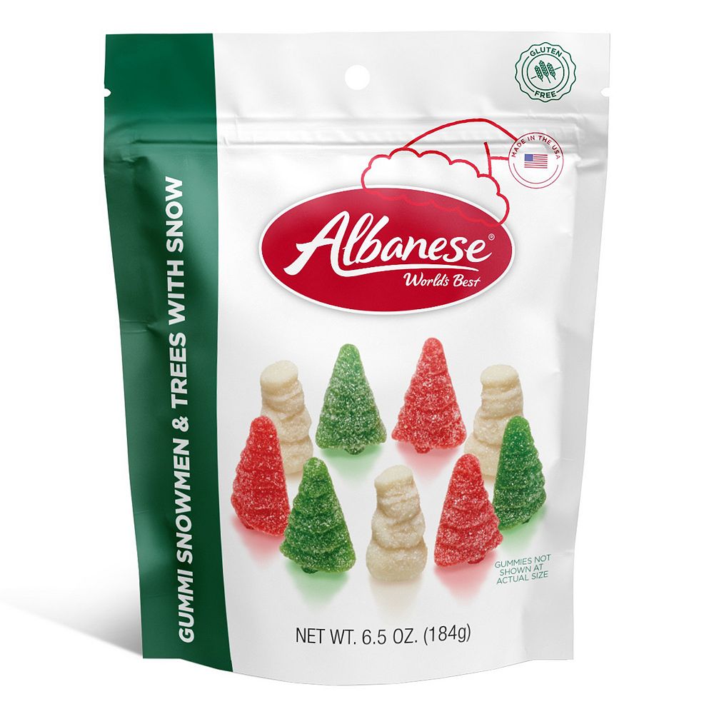 Albanese Gummy Snowmen & Trees 6.5-oz. Candy