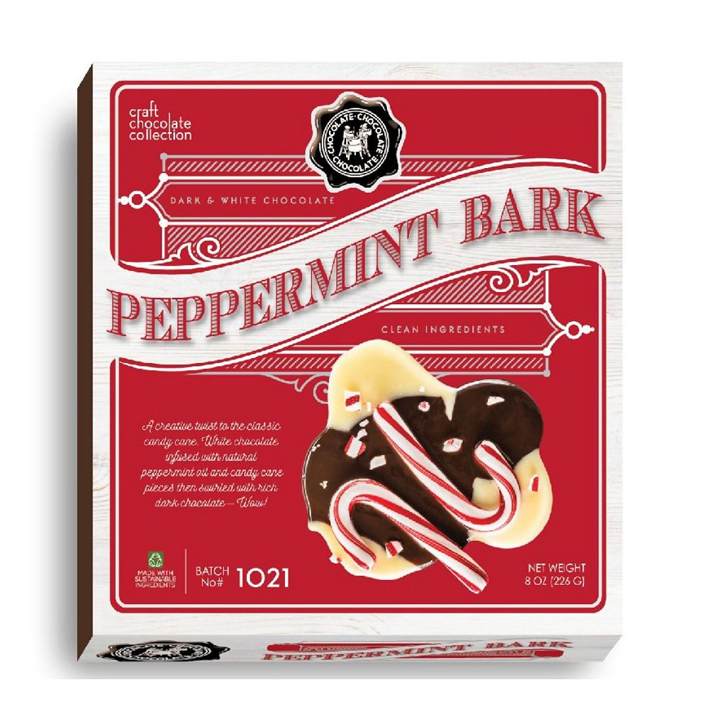 Chocolate Chocolate Chocolate Company CCC Peppermint Bark