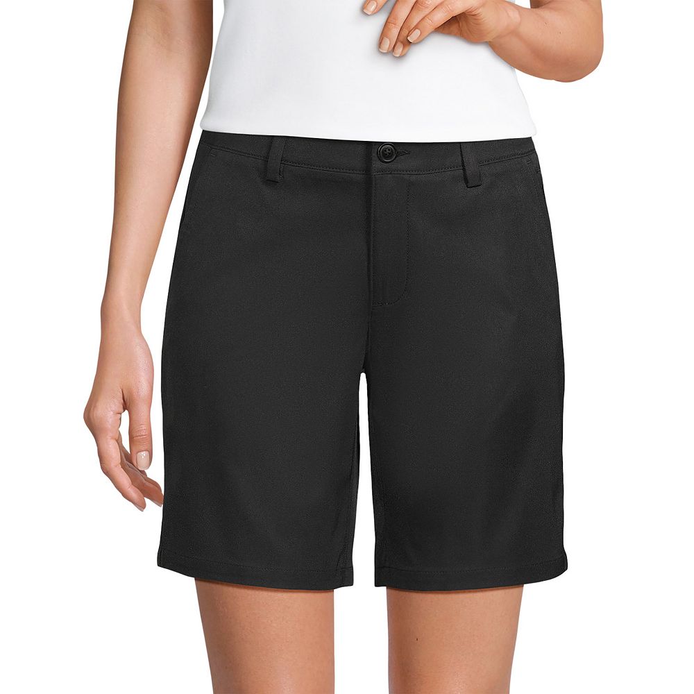 Women's Lands' End Active Performance 9 inch Chino Shorts