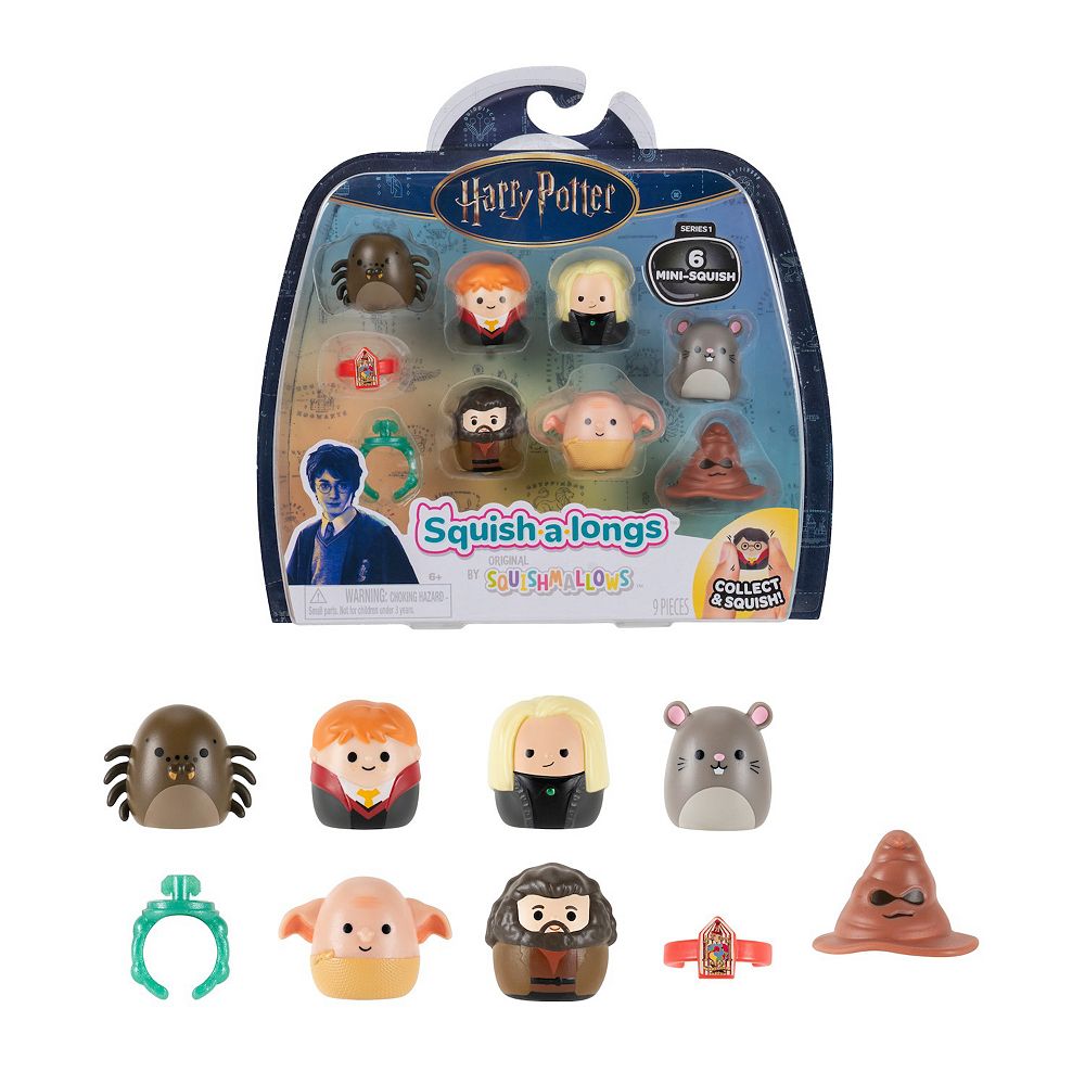 Squish-A-Longs Harry Potter 6-pk. Mini Collectible Figures